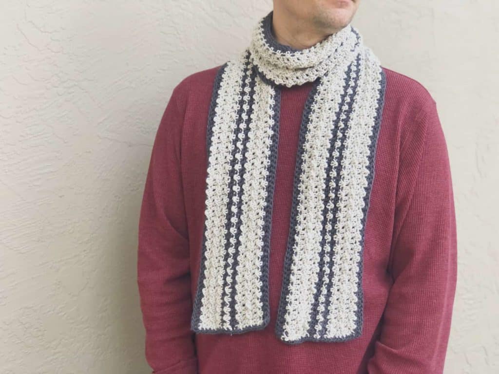 30+ Free Crochet Scarf Patterns for Men - Crafting Each Day